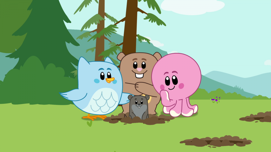 Luna, Chip & Inkie Minis - E66 - Groundhog Surprise | Knowledge Kids